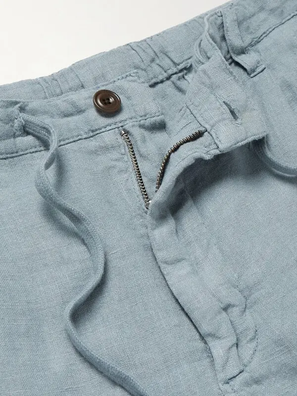 Hartford Tank Straight-leg Linen Shorts