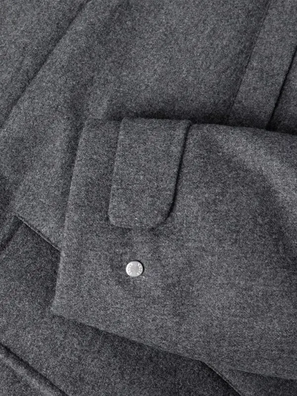 Zegna Suede-trimmed Techmerino™ Wool Hooded Down Parka