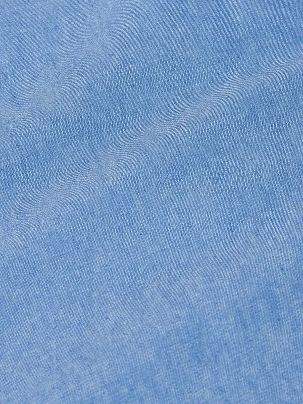 DE PETRILLO Brushed Cotton-chambray Shirt