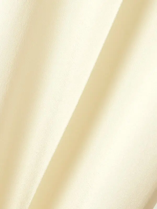 JIL SANDER Pleated Satin Straight-leg Pants