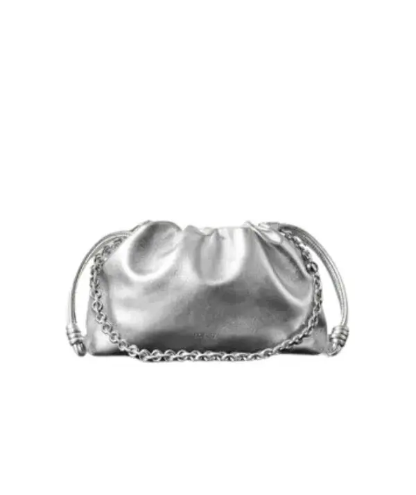 Loewe Flamenco Clutch - Silver