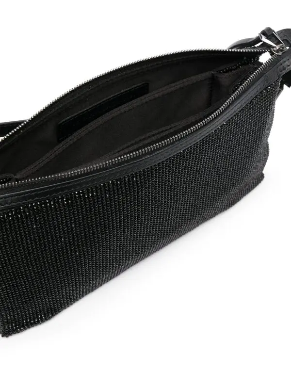 Benedetta Bruzziches Syster James Bond Shoulder Bag - Black