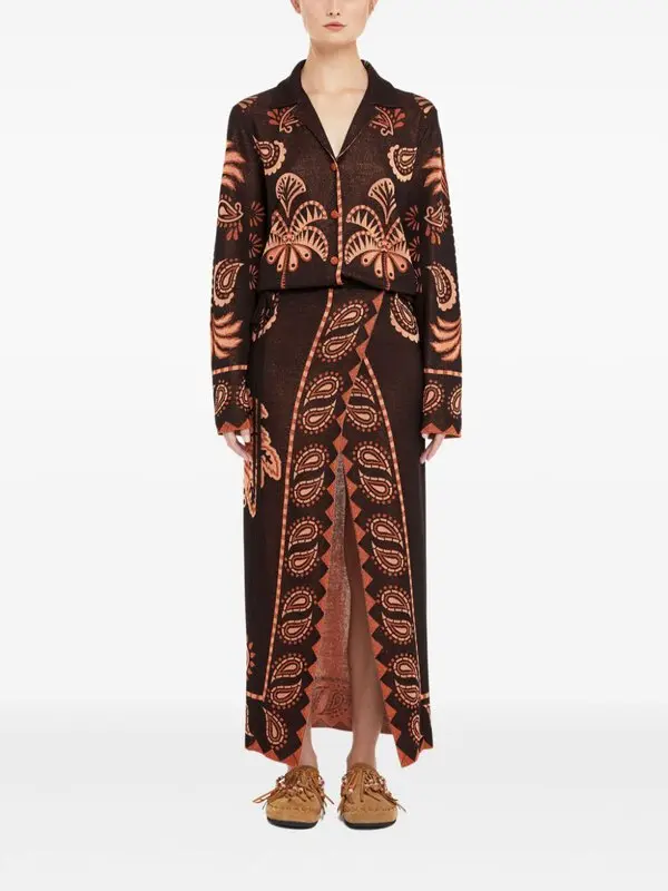 Alanui Wild Wonder Maxi Skirt