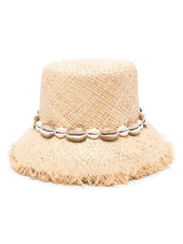 Alanui Ocean Dream Bucket Hat - Neutrals