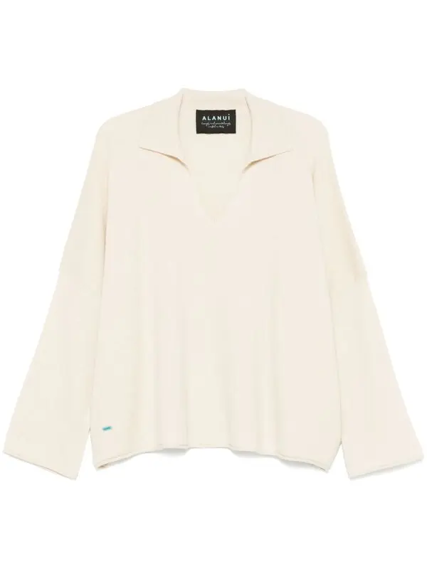 Alanui Polo Sweater - Neutrals
