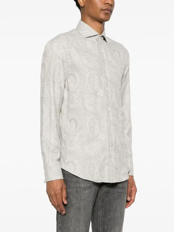 Brunello Cucinelli Paisley-jacquard Shirt