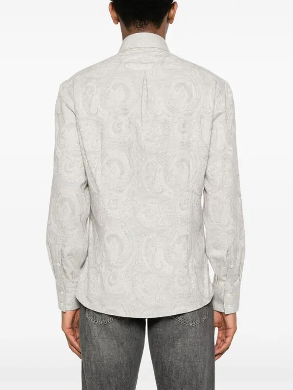 Brunello Cucinelli Paisley-jacquard Shirt