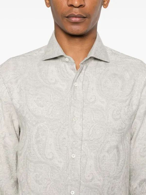 Brunello Cucinelli Paisley-jacquard Shirt