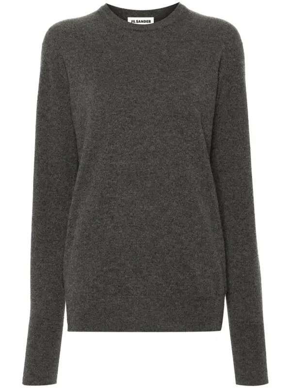 JIL SANDER Mélange Cashmere Jumper - Grey