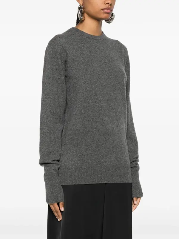 JIL SANDER Mélange Cashmere Jumper - Grey