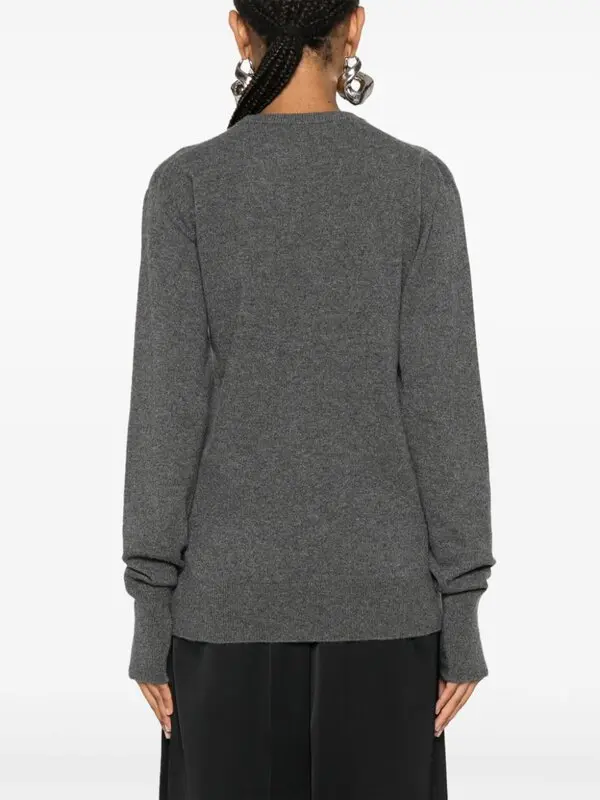JIL SANDER Mélange Cashmere Jumper - Grey
