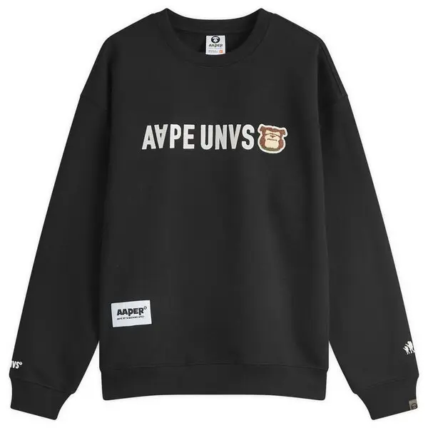 A BATHING APE Aape Unvs Dog Sweatshirt