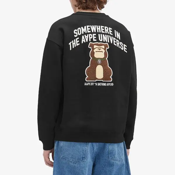 A BATHING APE Aape Unvs Dog Sweatshirt