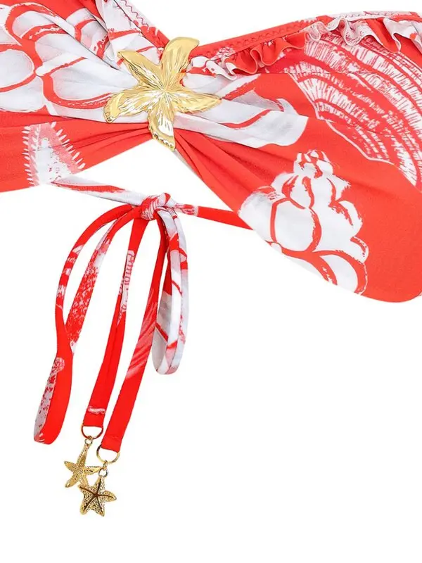AMIR SLAMA Starfish-print Bikini