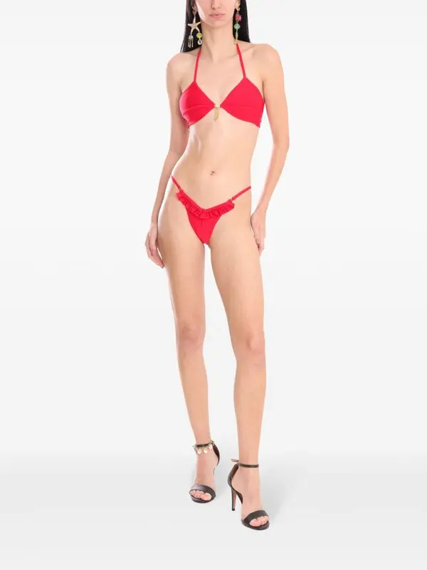 AMIR SLAMA X Jade Picon Shell-charms Bikini