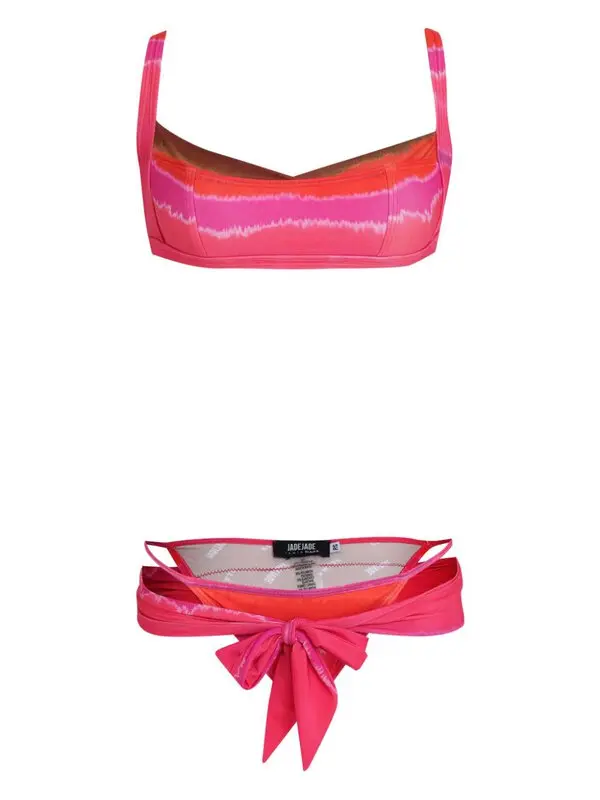 AMIR SLAMA Tie-dye Bikini - Pink