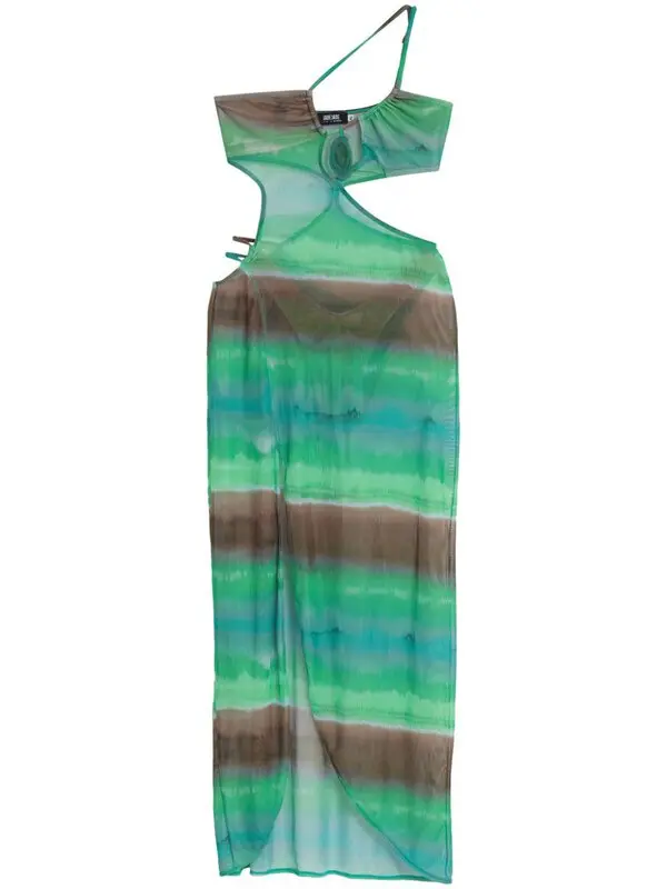 AMIR SLAMA Tulle Maxi Dress - Green