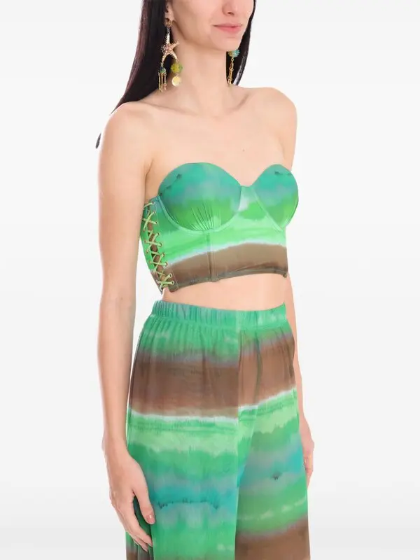 AMIR SLAMA X Jade Picon Corset Crop Top