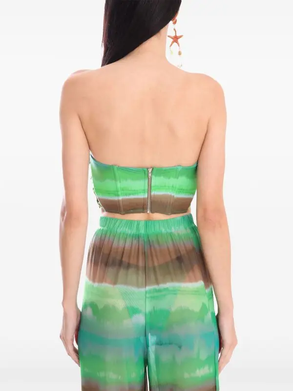 AMIR SLAMA X Jade Picon Corset Crop Top