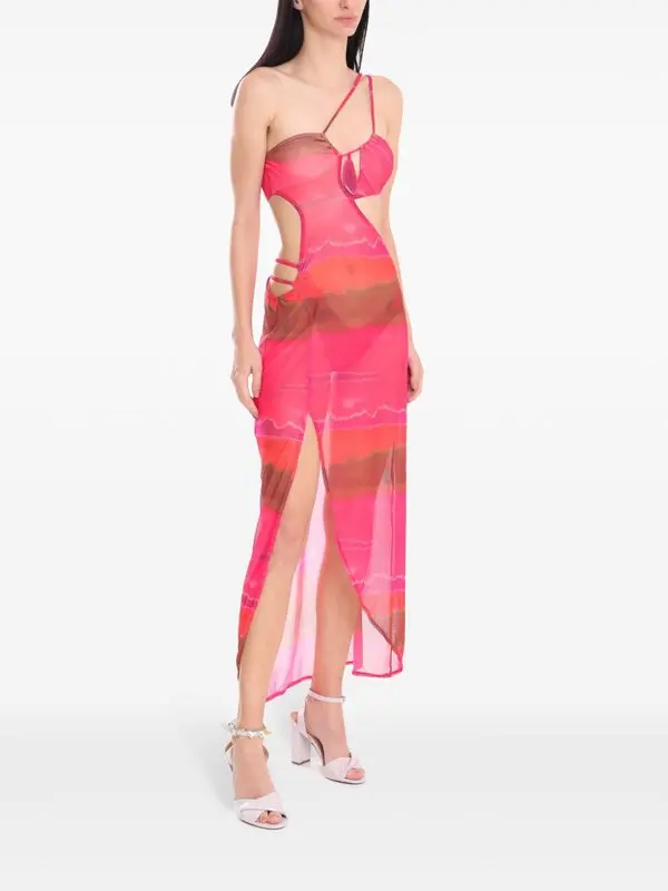 AMIR SLAMA Tulle Maxi Dress
