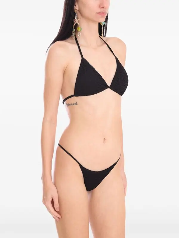 AMIR SLAMA Waffle-effect Bikini