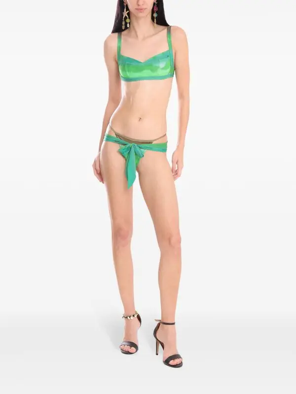 AMIR SLAMA Tie-dye Two-piece Bikini