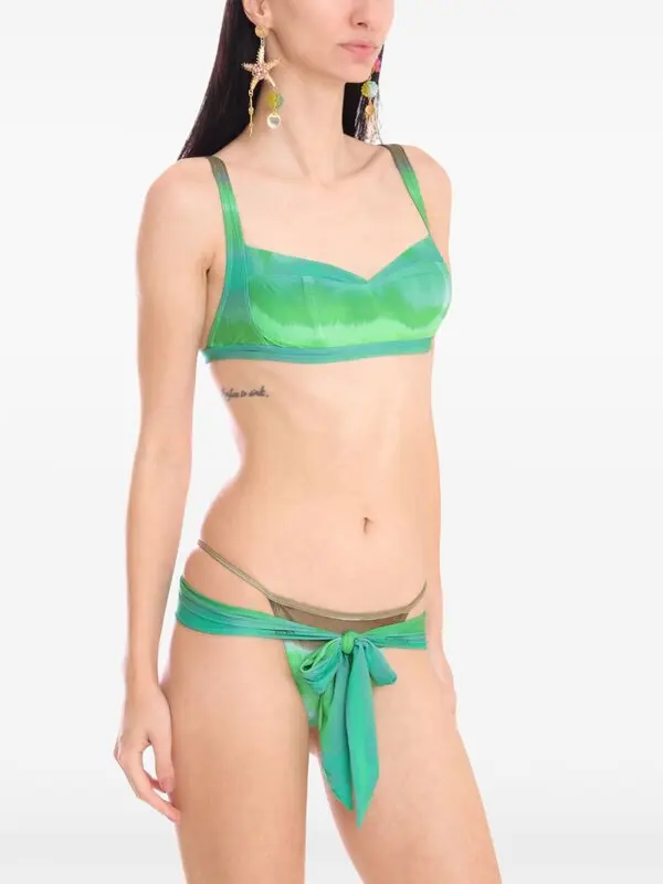 AMIR SLAMA Tie-dye Two-piece Bikini