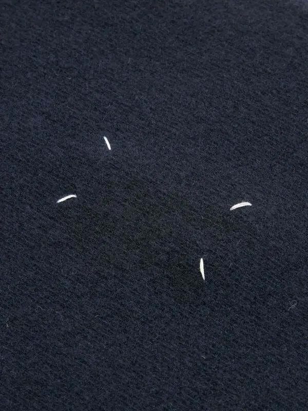 MAISON MARGIELA Four Stitches Scarf - Blue