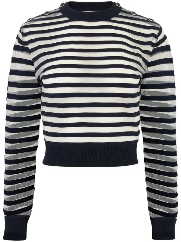 Nina Ricci Striped Sweatshirt