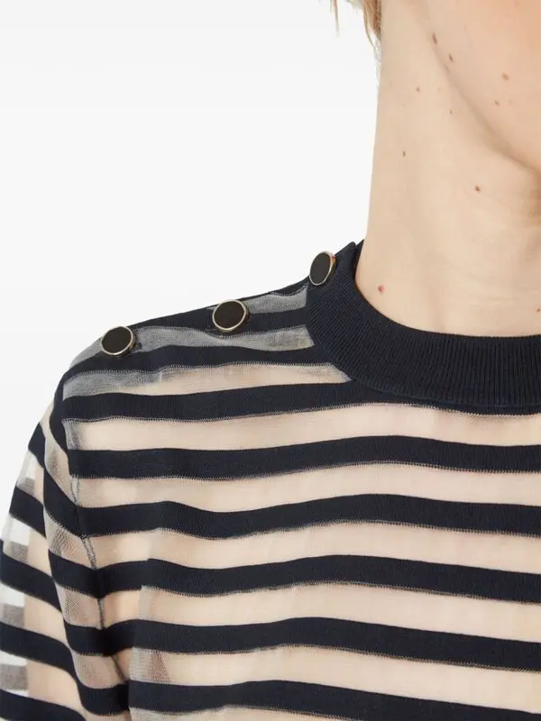 Nina Ricci Striped Sweatshirt
