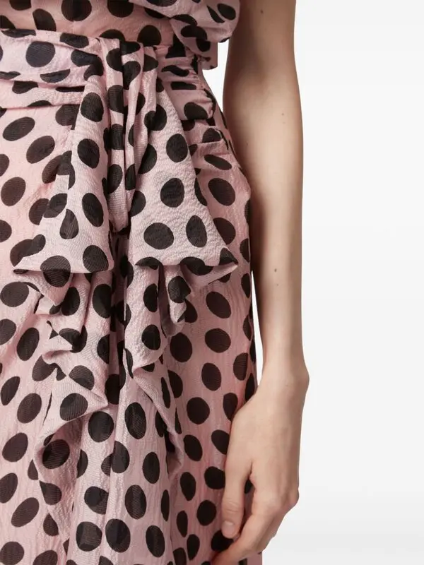 Nina Ricci Asymmetric Bow Skirt - Pink