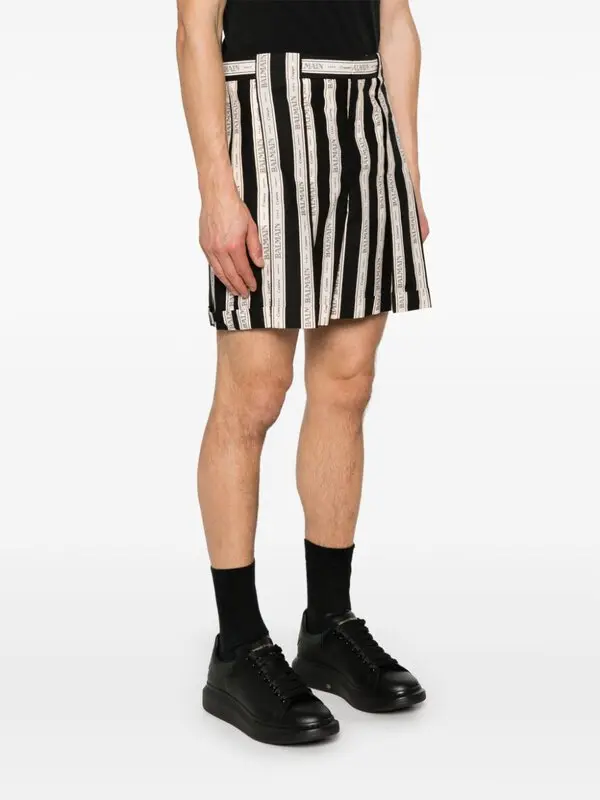 Balmain Striped Shorts