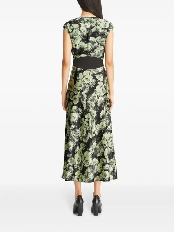 Tory Burch Floral-print Midi Dress