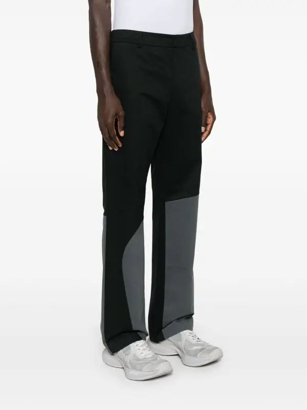 Off-White Tapered Cotton Trousers