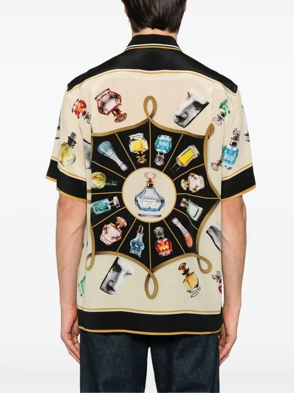 Dolce & Gabbana Printed Silk Shirt