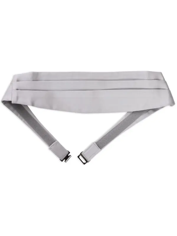 TOMBOLINI Silk Cummerbund - Grey