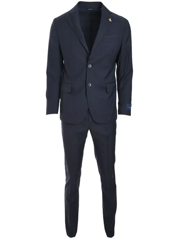 TOMBOLINI Virgin Wool Suit - Blue
