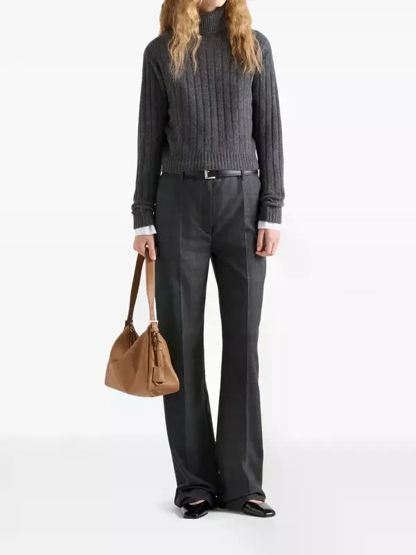 Prada Cashmere Turtleneck Sweater - Grey