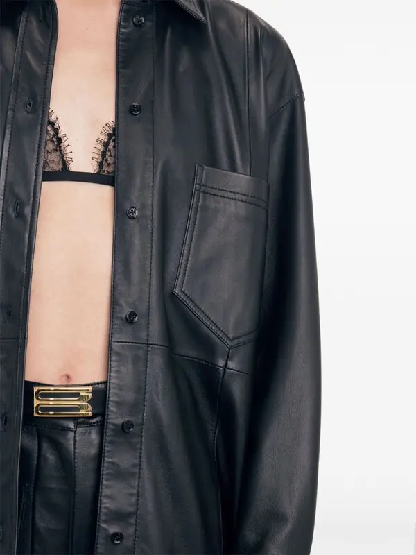 Victoria Beckham Leather Shirt