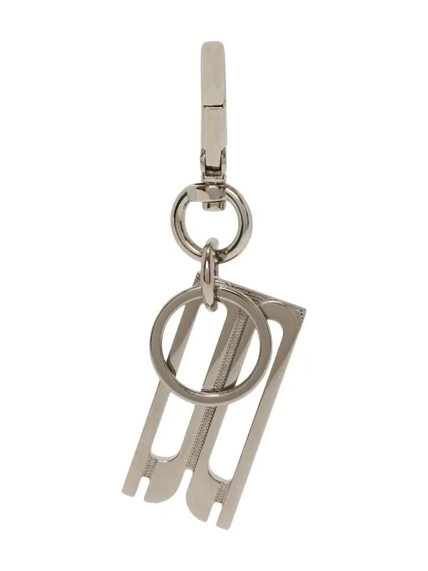 Victoria Beckham B-charm Keyring - Silver
