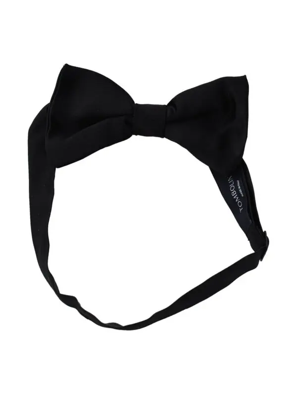 TOMBOLINI Silk Bow Tie - Black