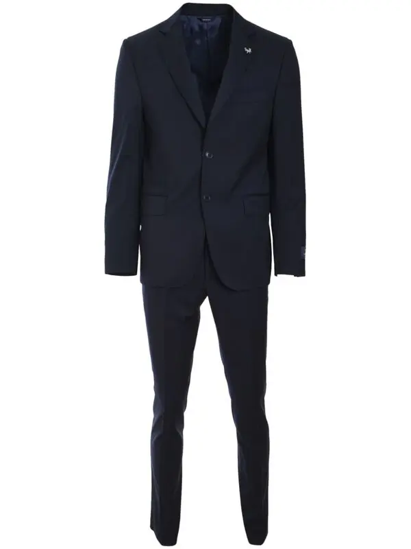 TOMBOLINI Virgin Wool Suit - Blue