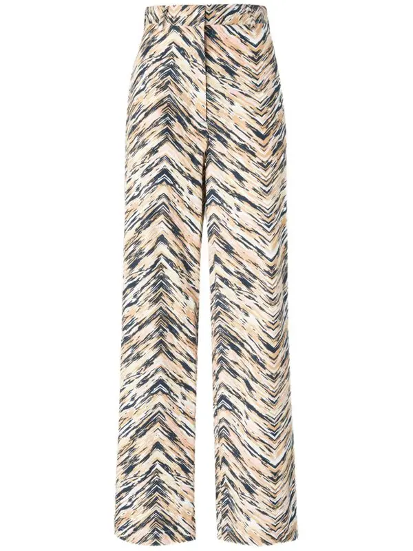 Missoni Zigzag-pattern Palazzo Pants