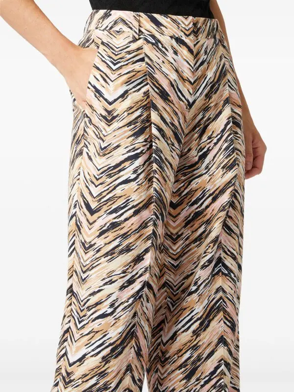 Missoni Zigzag-pattern Palazzo Pants