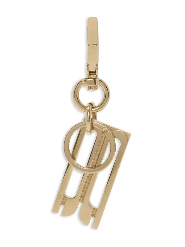 Victoria Beckham B Charm Keyring - Gold
