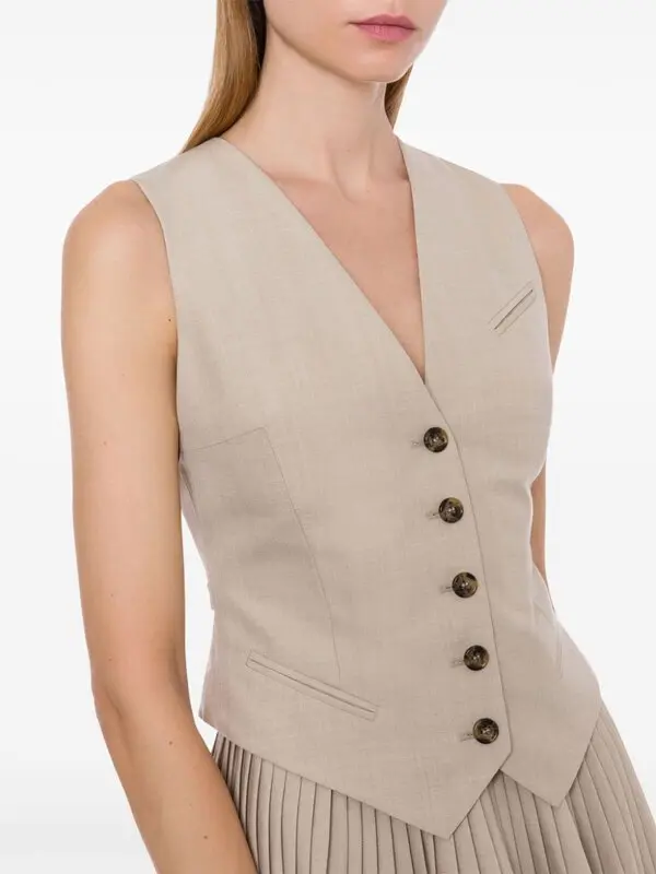 Philosophy Di Lorenzo Serafini Wool-Blend Waistcoat 