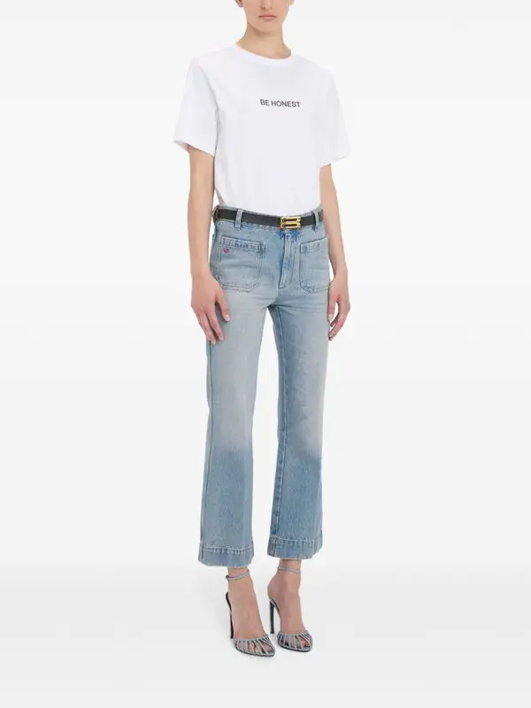 Victoria Beckham Alina Bootcut Jeans - Blue