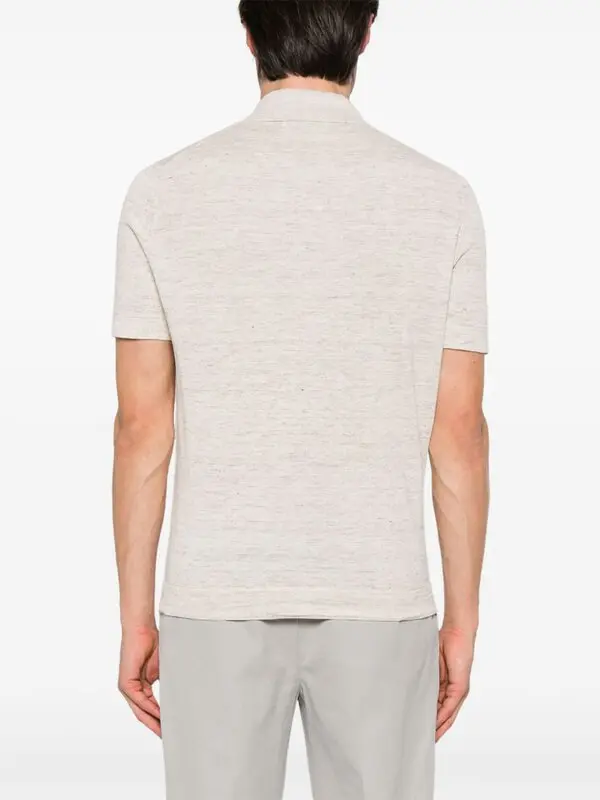Brunello Cucinelli Fine-knit Polo Shirt - Neutrals