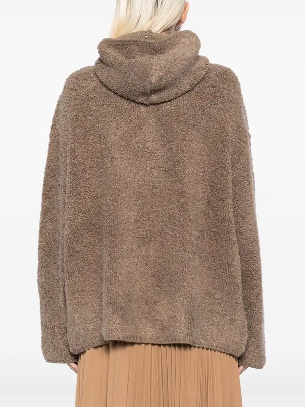 B+AB Hooded Knit Pullover - Neutrals