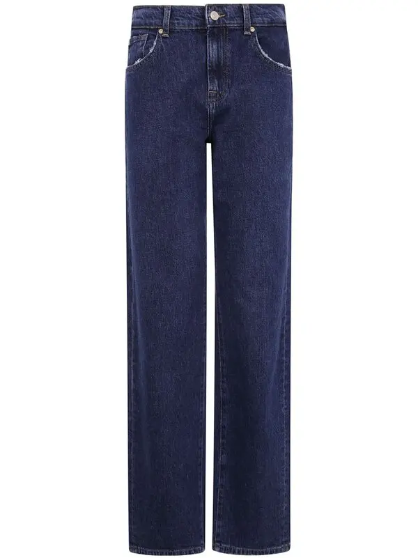 7 For All Mankind Tess Straight Jeans - Blue